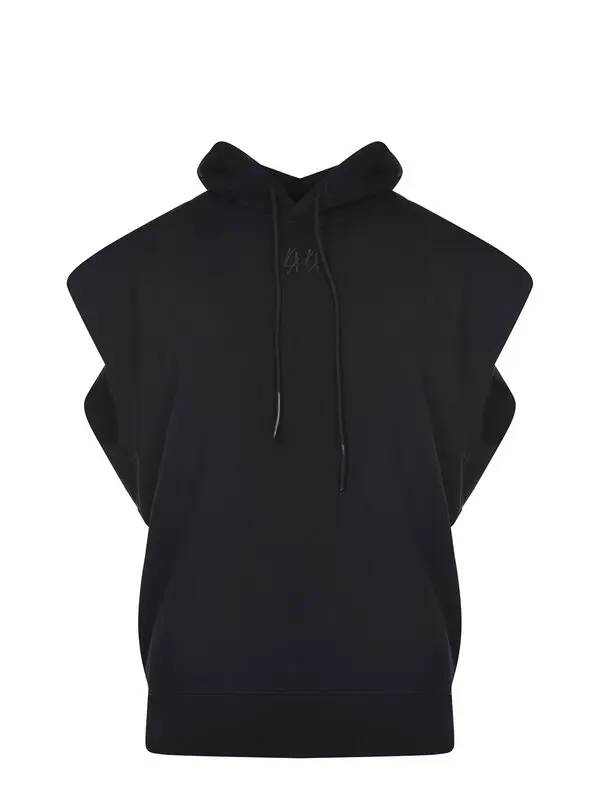 44 LABEL GROUP Cotton Sleeveless Sweatshirt