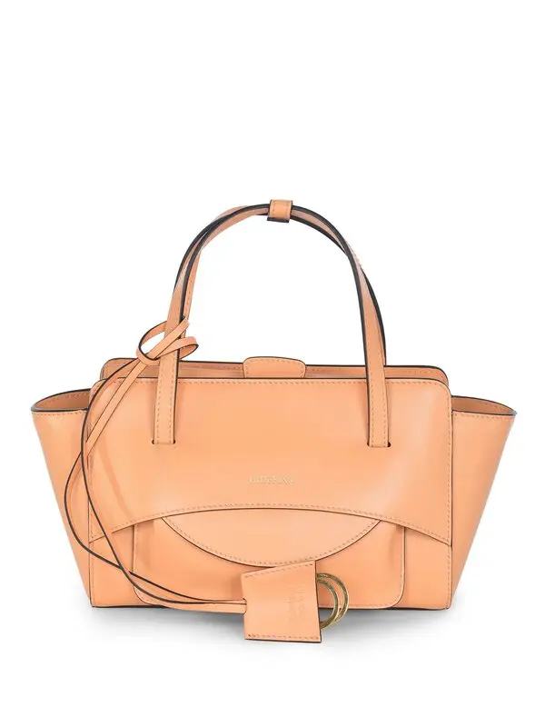 HIDESINS Leather Flap Bag - Orange