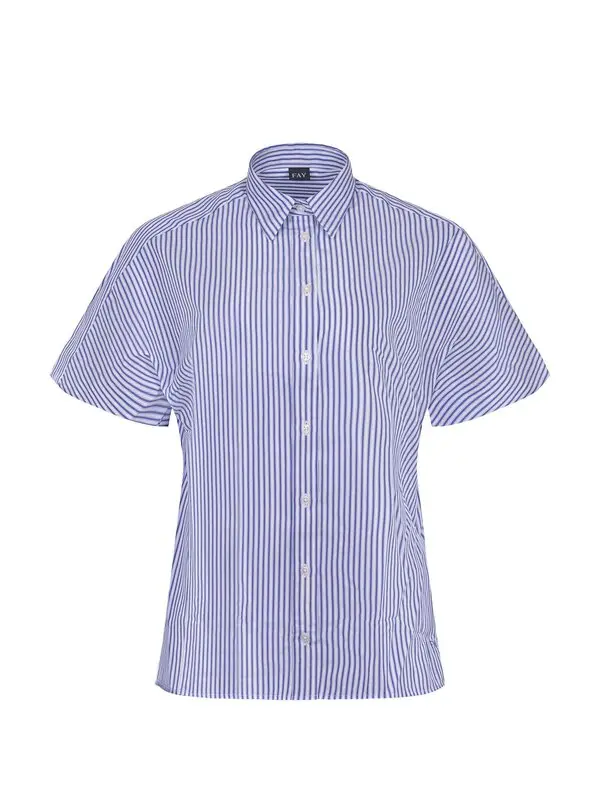 FAY Cotton Striped Shirt