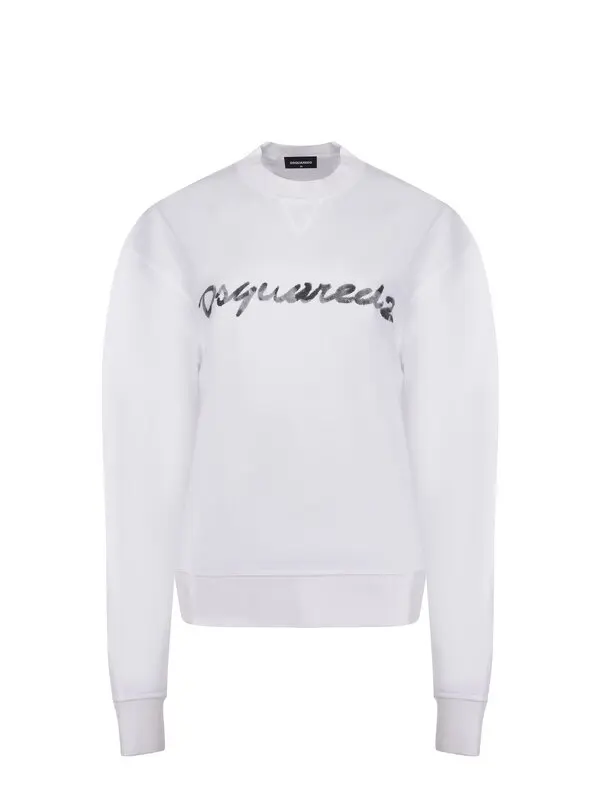 Dsquared2 Cotton Sweatshirt - White