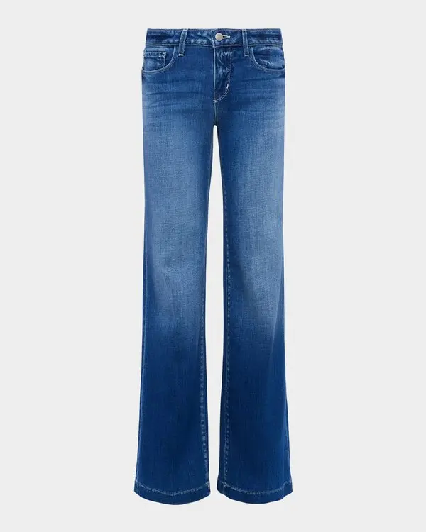 L'Agence Joanne Low-rise Wide-leg Jeans - Palermo
