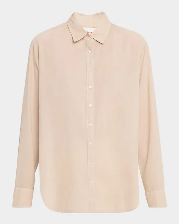 Xirena Beau Cotton Button-down Shirt - Parchment