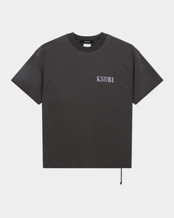 Ksubi Engine Ekcess Graphic T-shirt - Charcoal