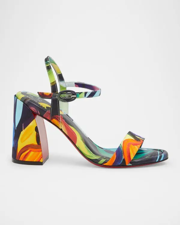 CHRISTIAN LOUBOUTIN Miss Jane Ankle-strap Sandals