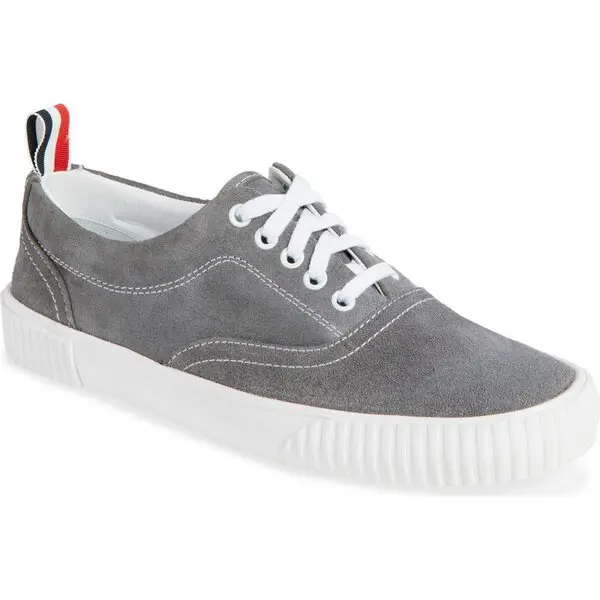 Thom Browne Heritage Low Top Sneaker - Medium Grey