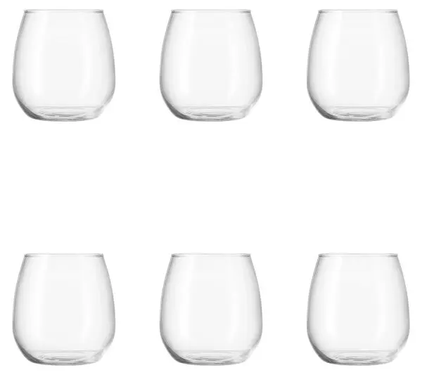 10 STRAWBERRY STREET Set Of 6 Ducal Stemless Wi Ne