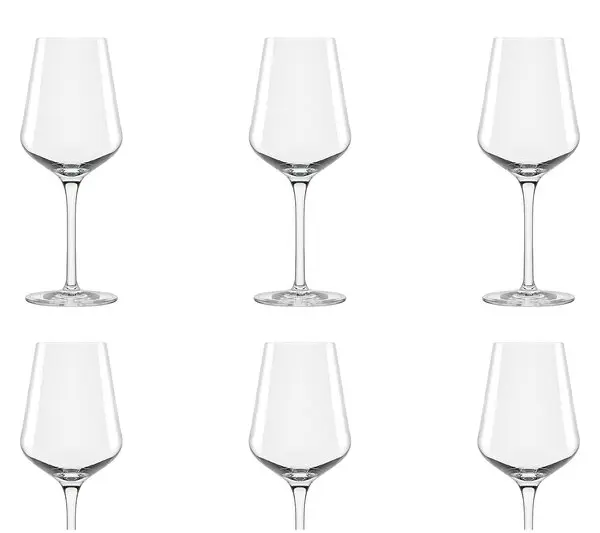10 STRAWBERRY STREET Set Of 6 Breckenridge Red Wine