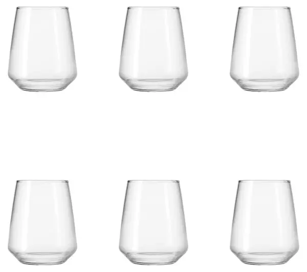 10 STRAWBERRY STREET Set Of 6 Contea Stemless W Ine