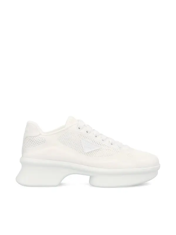 Prada Logo Sneakers - White