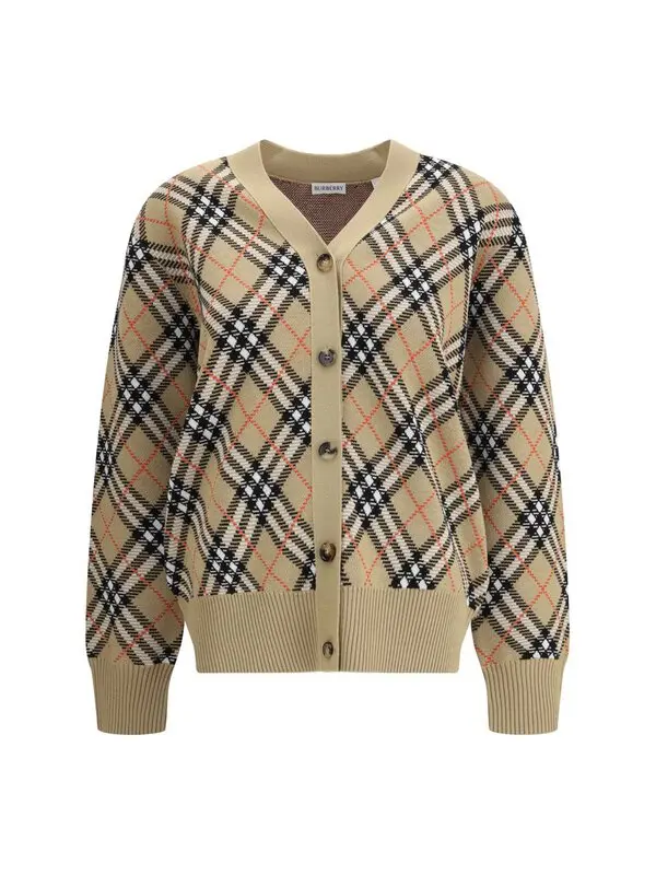 Burberry Wool Cardigan - Brown