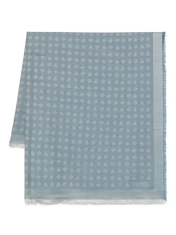 Fendi Wool And Silk Shawl