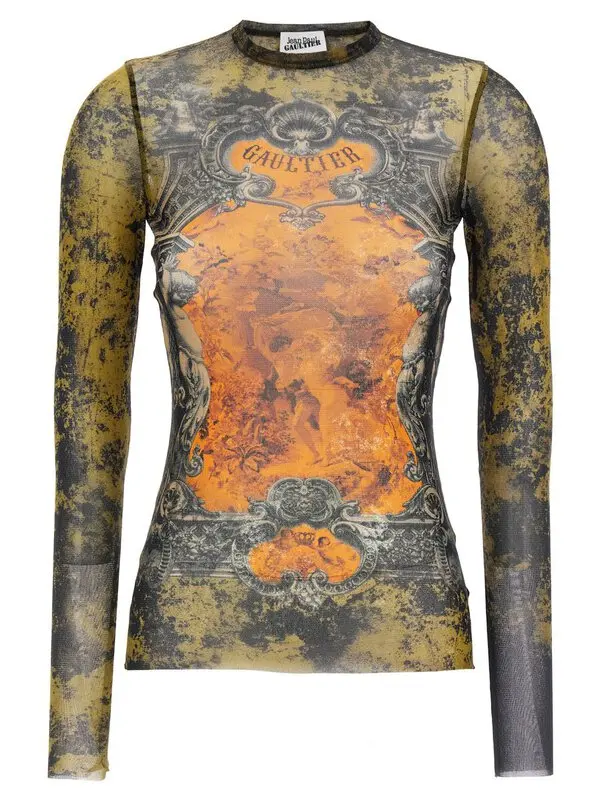 Jean Paul Gaultier Médaillon Top - Multicolor