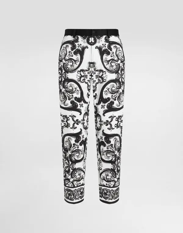 Dolce & Gabbana Majolica Print Trousers