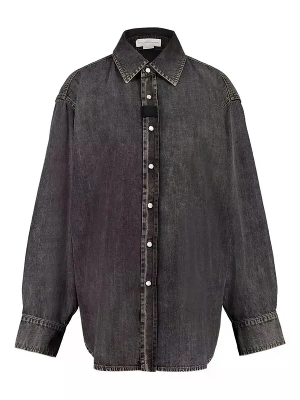 Stella McCartney Button-up Denim Shirt - Grey