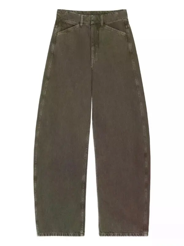 LEMAIRE Curved Jeans - Green
