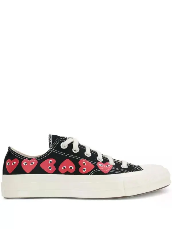 COMME DES GARÇONS PLAY X CONVERSE Chuck 70 Canvas Sneakers