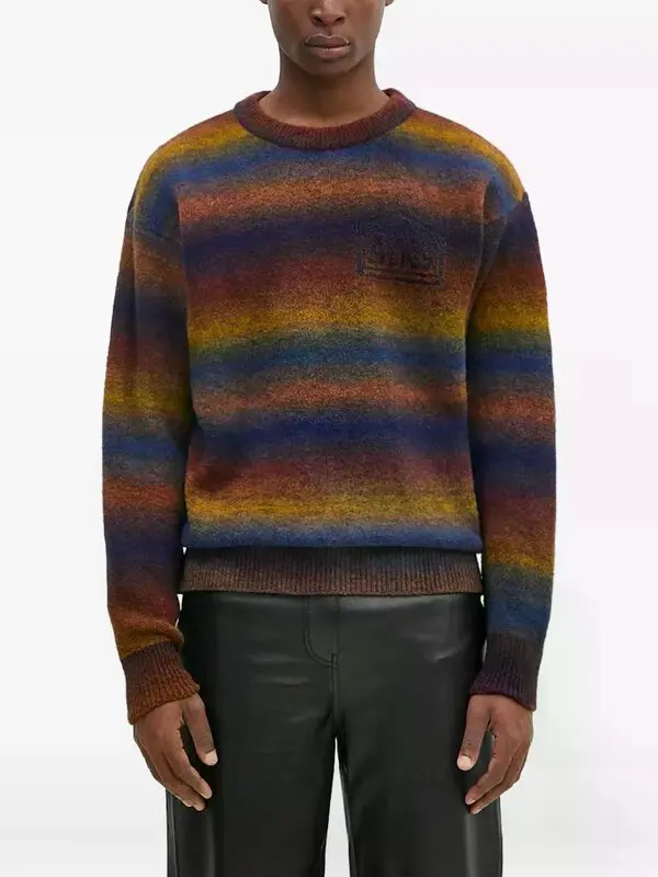 Aries Boucle Space Dye Knit Sweater