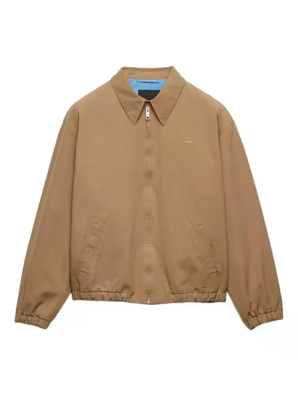 Prada Embroidered-logo Jacket