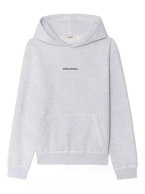 Zadig&Voltaire Sanchi Photo-patch Hoodie - Grey