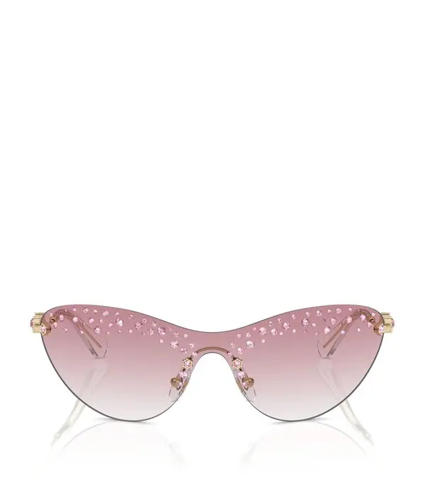 SWAROVSKI Metal Sk7023 Sunglasses - Gold