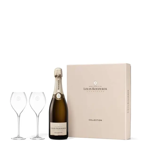 LOUIS ROEDERER Collection 243 Brut With Glasses Nv Champagne, France