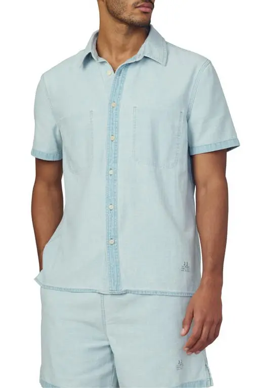 JOE'S Reverse Chambray Camp Shirt