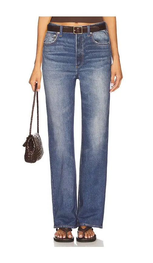 Rag & Bone Miramar Shea High Rise Relaxed Straight Jeans