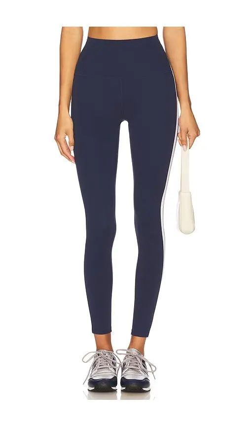 P.E Nation Highgate Full Length Legging In Navy - Dark Navy & Optic White