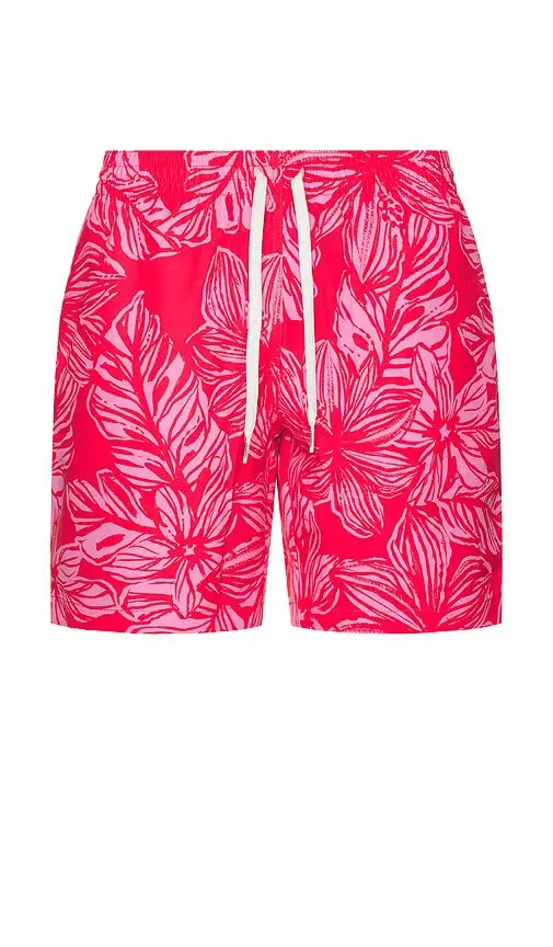 CHUBBIES Raz-matazz 7 Swim Short - Bright Red