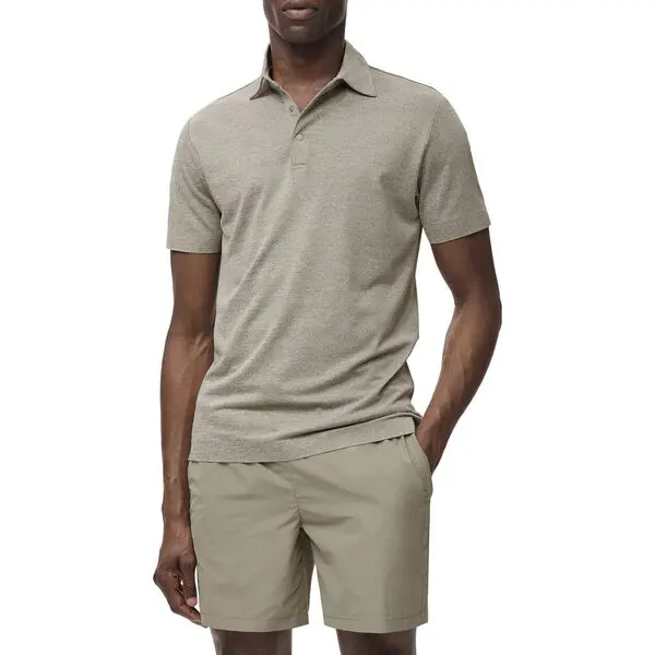 Mango Coolmax® Slim Fit Polo - Medium Green