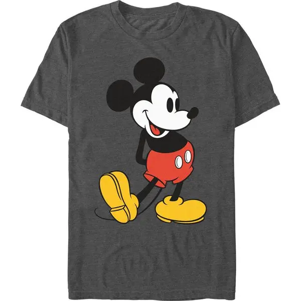 MICKEY & FRIENDS Pose Graphic T-shirt - Charcoal Heather
