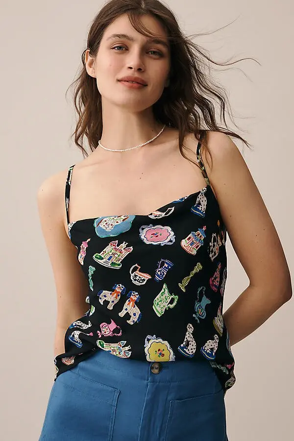 COREY LYNN CALTER Icon Print Tank Top