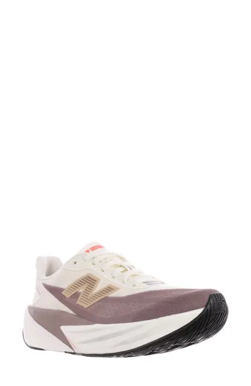 NEW BALANCE Fuelcell Rebel V5 Running Shoe - Angora/earth Shadow