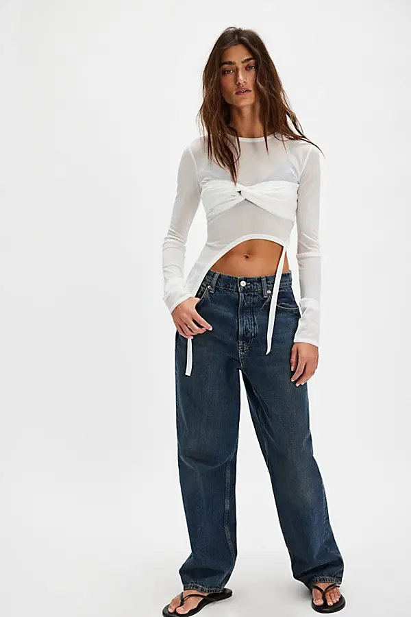 KETTEL Knit Tie Strap Top