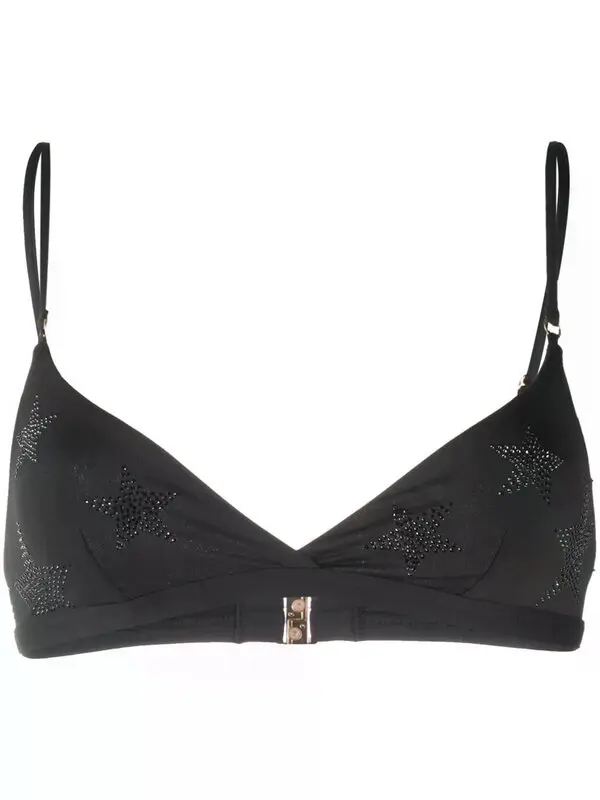 Stella McCartney Crystal-star Triangle Bikini Top