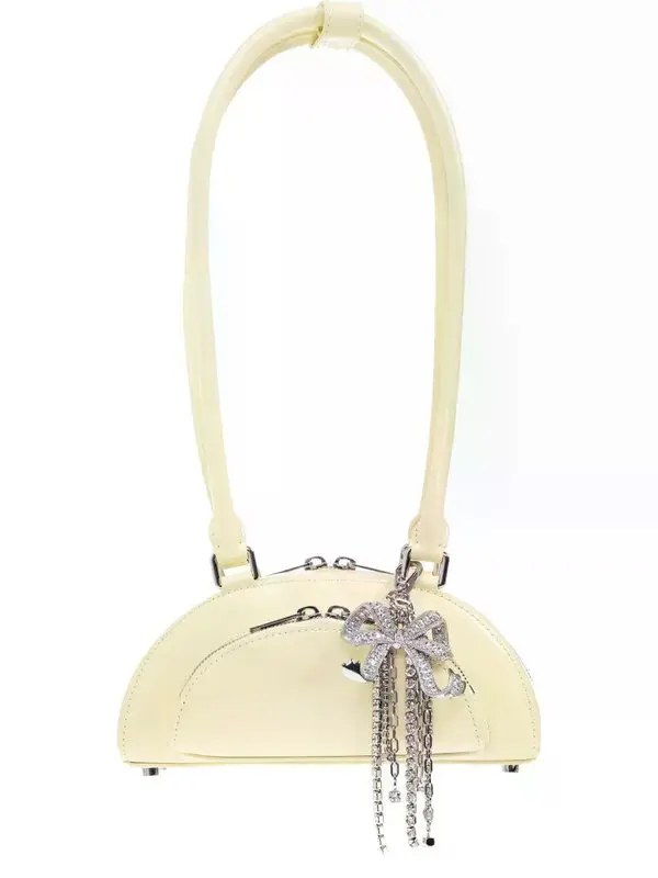 SELF-PORTRAIT Leather Shoulder Bag With Charm Detail