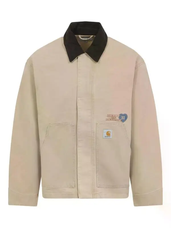 Carhartt Work In Progress Detroit Cotton Jacket - Brown