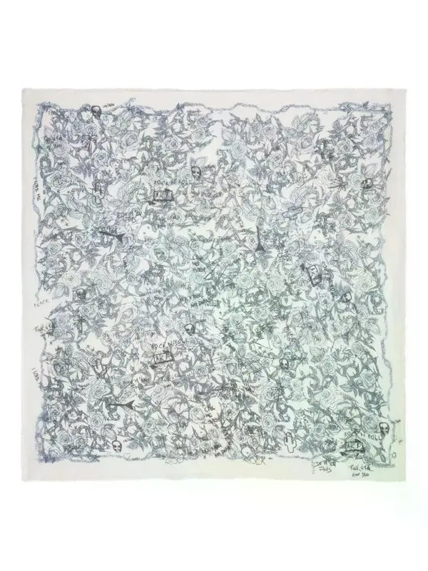 Zadig&Voltaire Kerry Printed Scarf - Neutrals