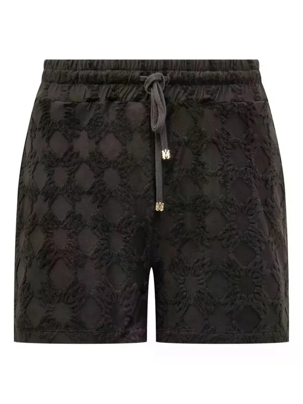 Amiri Drawstring Cotton-blend Shorts - Brown