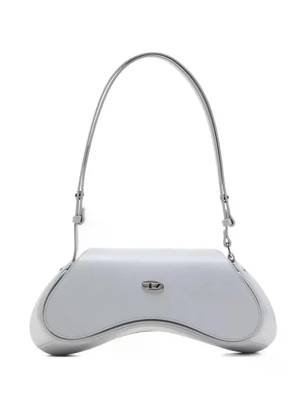 Diesel Crossbody Curved Shoulder Bag - Grey