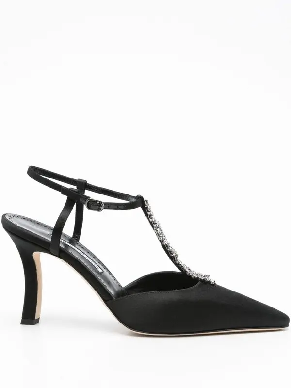 Manolo Blahnik 90mm Sufik Pumps - Black