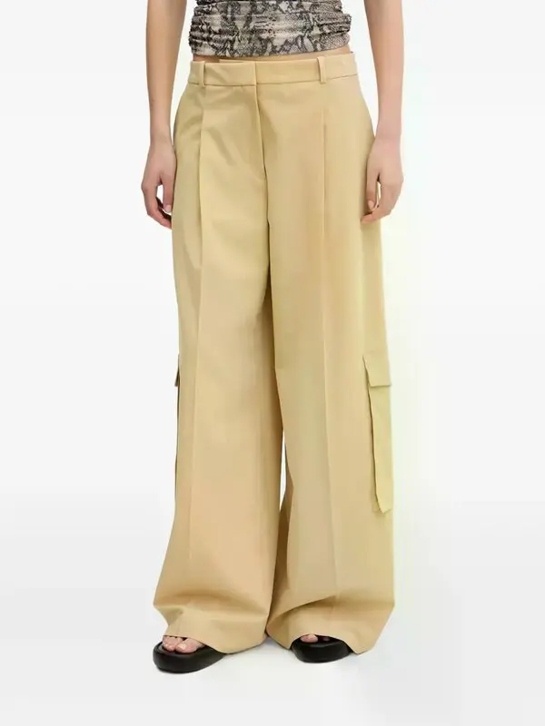 Hugo Boss Cargo Trousers With Pleated Detail
