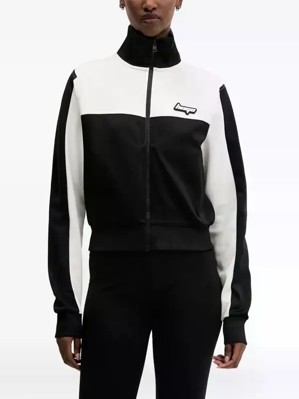 Hugo Boss Colour-block Zip-up Sweatshirt