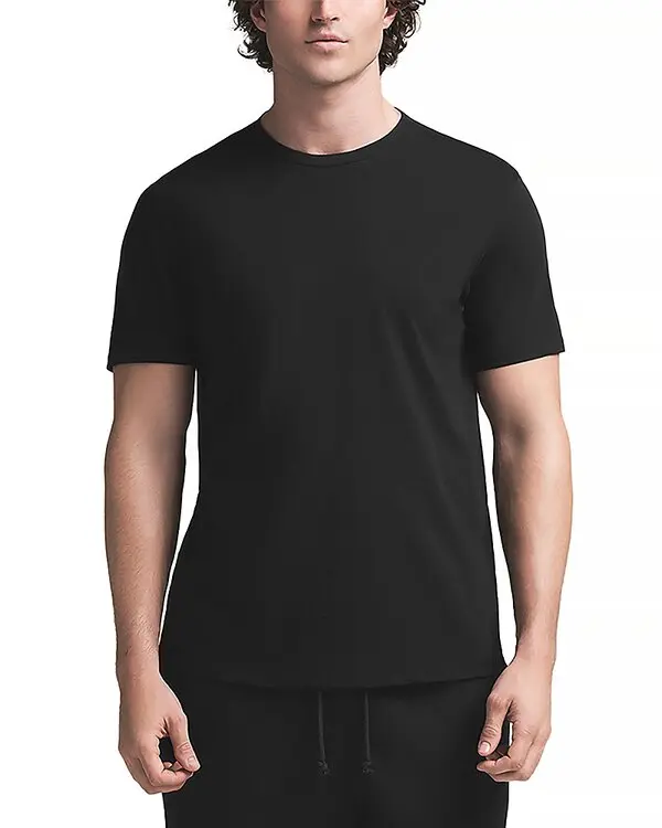 SKIMS Cotton Regular Fit Everyday Staple Tee - Onyx