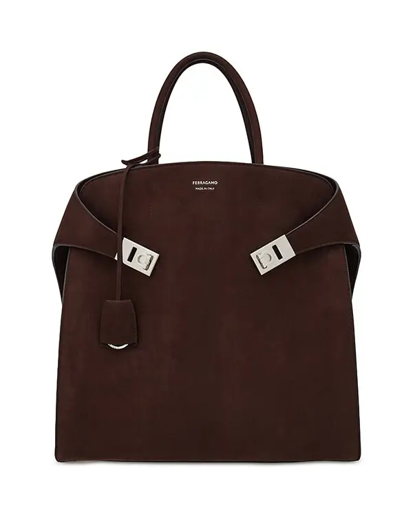 FERRAGAMO Hug Tote - Brown