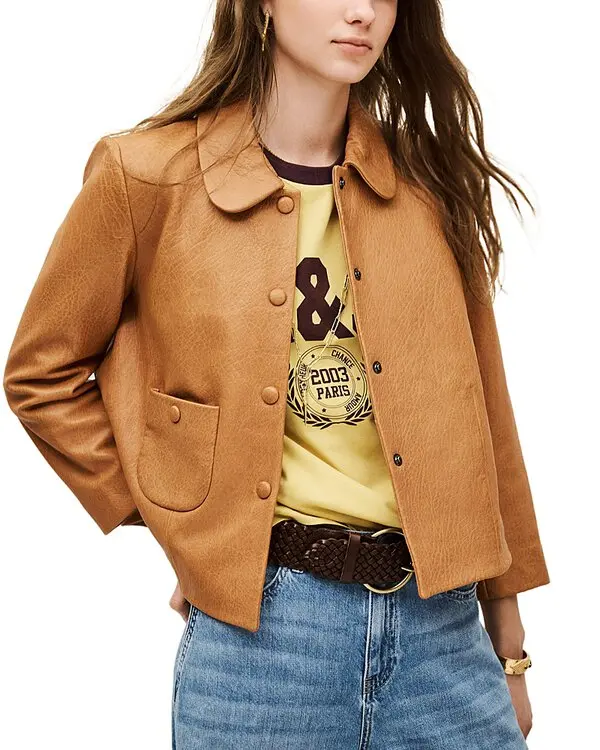 Ba&sh Bilos Leather Jacket