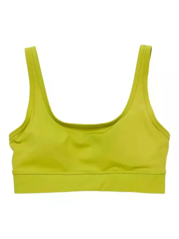 UNNA Logo-print Bra - Green