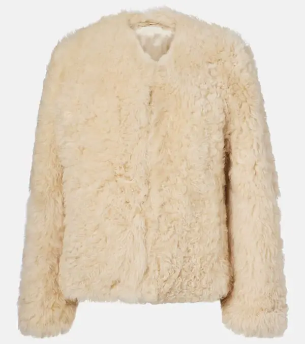 TOM FORD Shearling Jacket - White