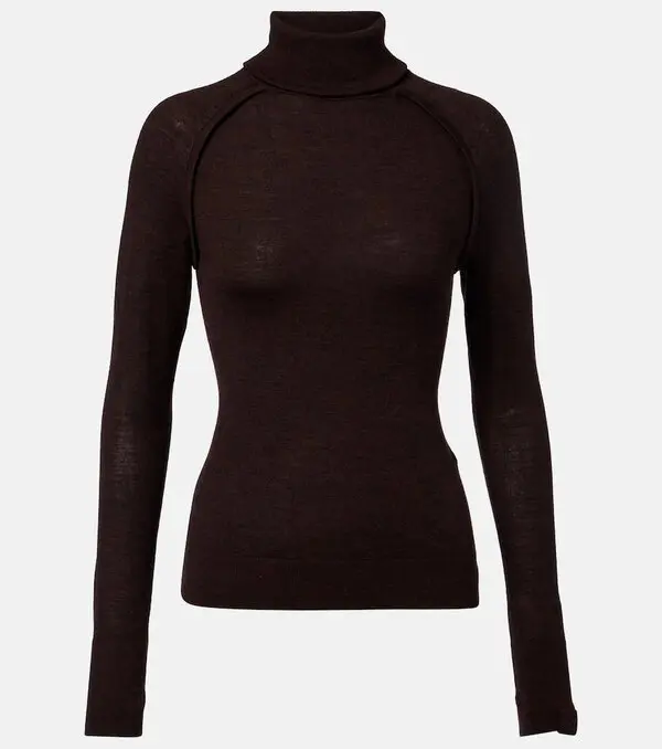 Victoria Beckham Wool Turtleneck Sweater
