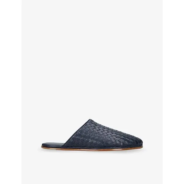 Bottega Veneta Intrecciato-weave Leather Mules